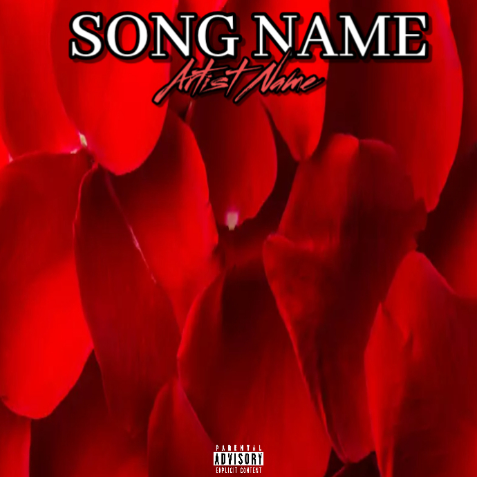 Red Vintage Mixtape Cover Album Cover Template | PosterMyWall