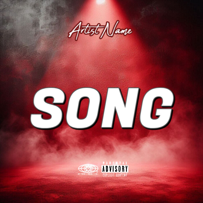 Copy of Red Vintage Texture Mixtape Cover Album Cover | PosterMyWall