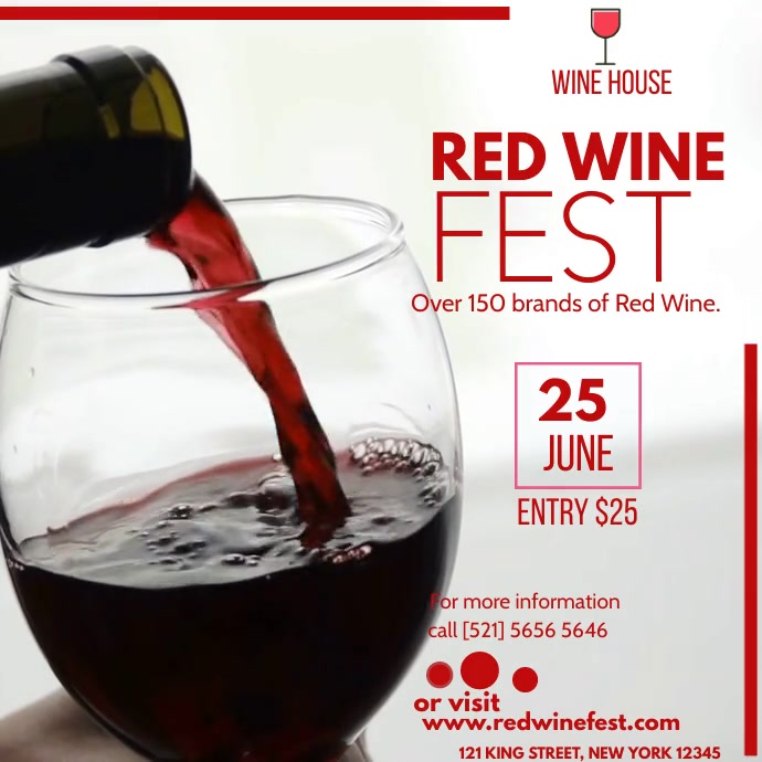 red wine Template | PosterMyWall