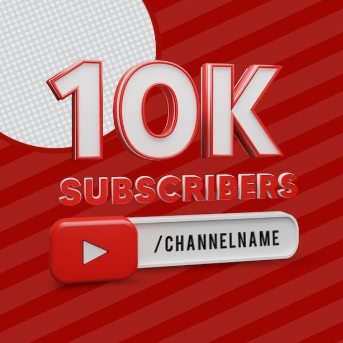 Red YouTube Milestone Celebration Template | PosterMyWall