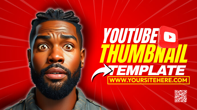 Red Youtube Thumbnail Template | PosterMyWall