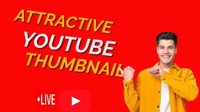 Red YouTube Thumbnail YouTube Thumbnail Video Template | PosterMyWall
