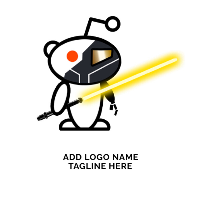 Reddit Overly Positive Logo Template | PosterMyWall
