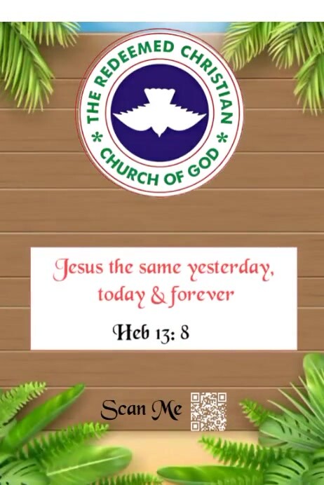 Copy of Redeem Christian Church of God | PosterMyWall