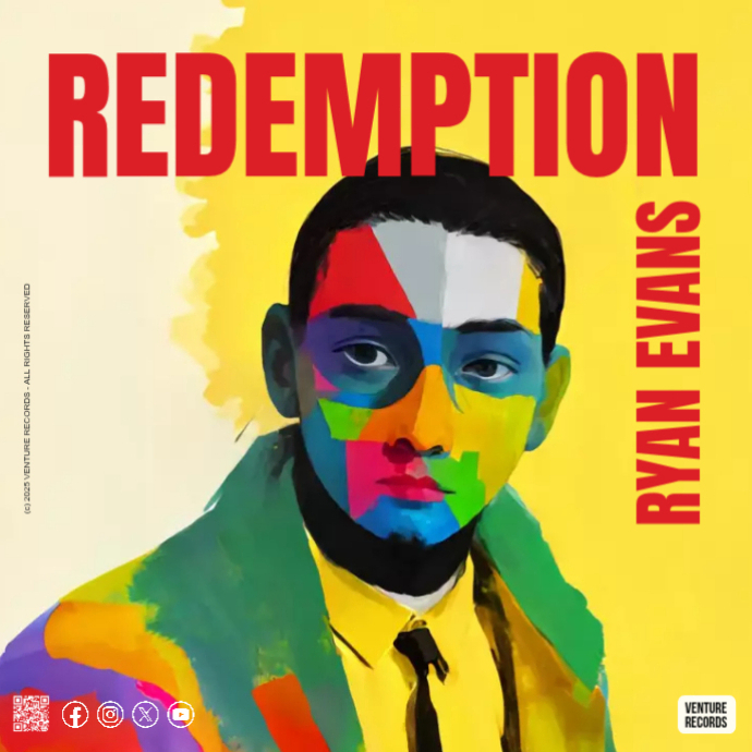 Redemption modern album cover template | PosterMyWall