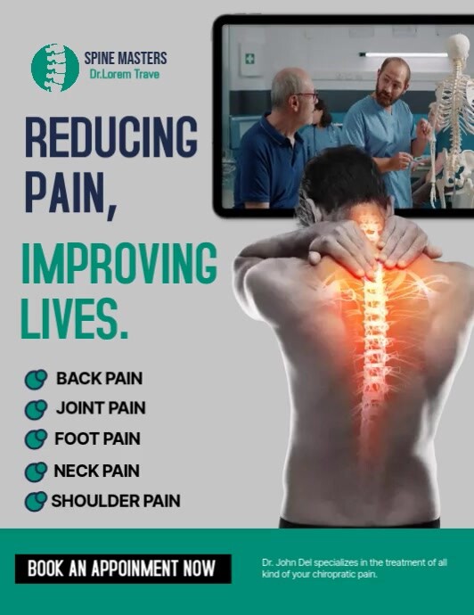 Reducing Pain From Back Pain Template | PosterMyWall