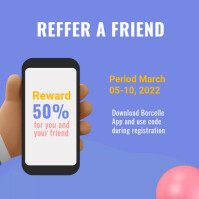 Refer a friend template | PosterMyWall
