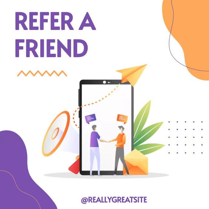 Refer A Friend Instagram Post Template | PosterMyWall