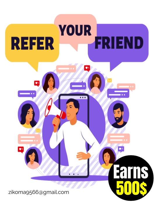 Copy of referral program, small business | PosterMyWall