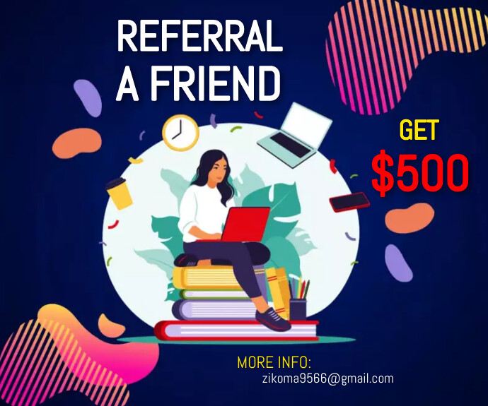 referral program, small business Template | PosterMyWall