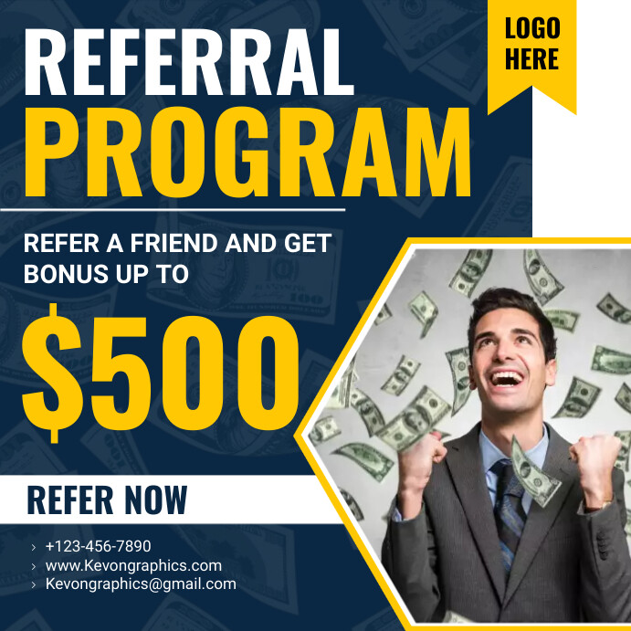 Referral Program Template | PosterMyWall