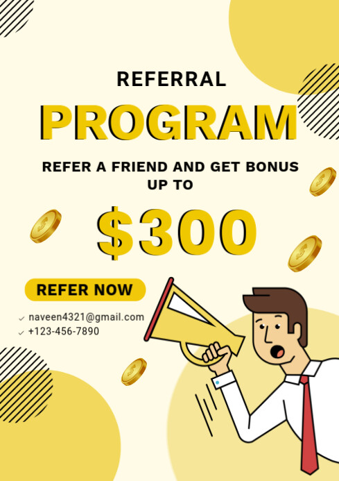 Copy of Referral program | PosterMyWall