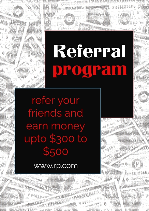 Referral program Template | PosterMyWall