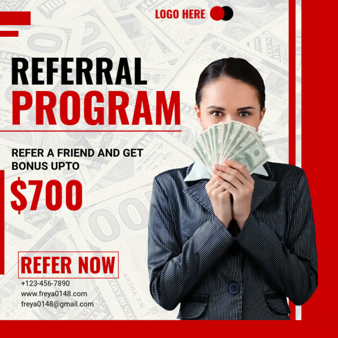 Referral program Template | PosterMyWall