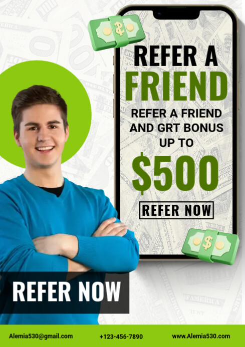 Referral Program Template | PosterMyWall