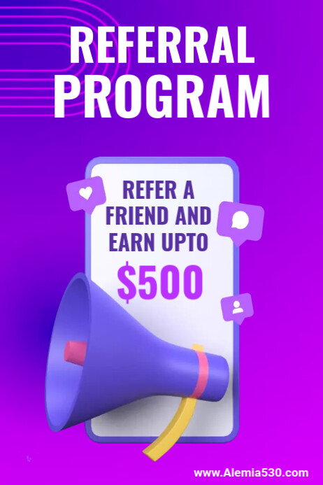 Referral program Template | PosterMyWall