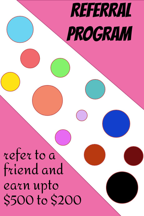 Referral program Template | PosterMyWall