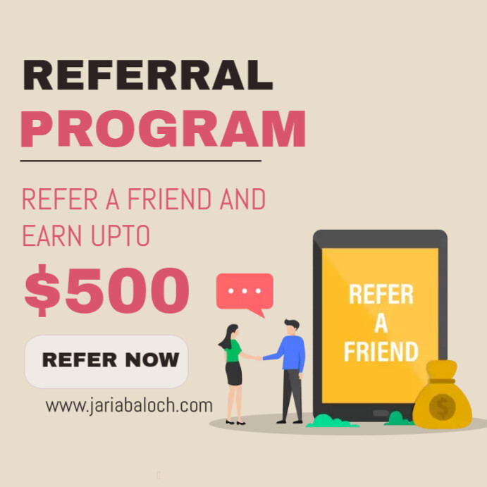 Referral program Template | PosterMyWall