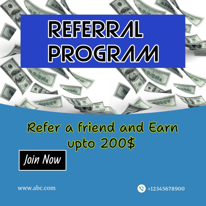 Referral Program Template | PosterMyWall