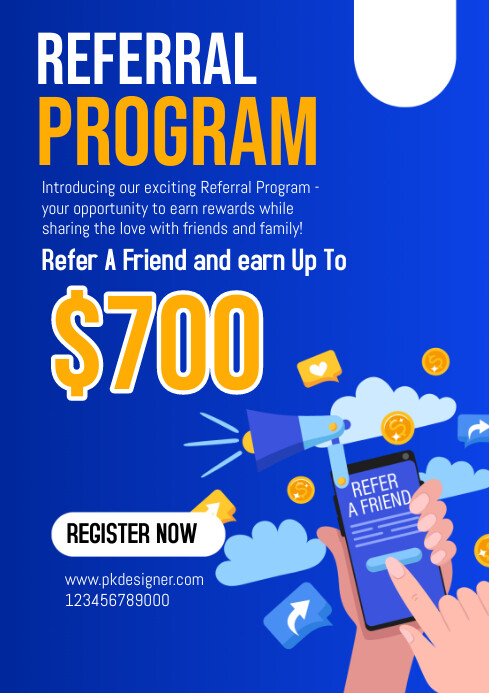 referral program Template | PosterMyWall