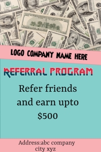 Referral program Template | PosterMyWall