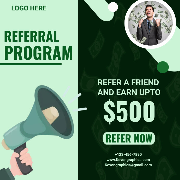 Plantilla de Referral Program | PosterMyWall