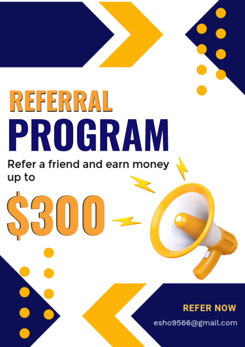Referral program Template | PosterMyWall