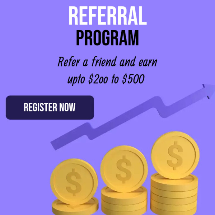 Referral Program Template | PosterMyWall