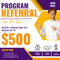 Referral Program Template | PosterMyWall
