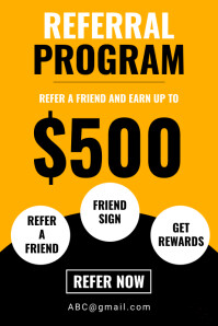Referral Program Template | PosterMyWall