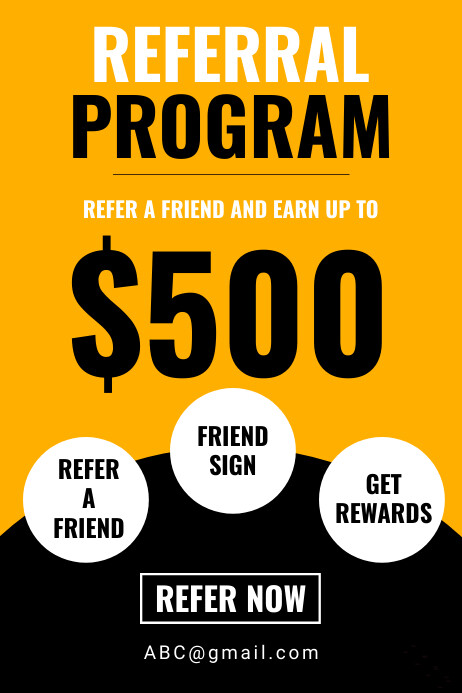 Referral Program Template | PosterMyWall