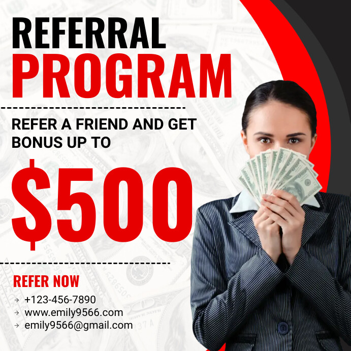 Referral Program Template | PosterMyWall