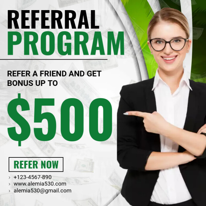 Referral Program Template | PosterMyWall