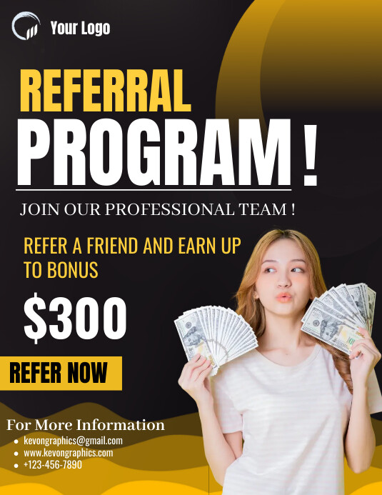 Referral program Template | PosterMyWall