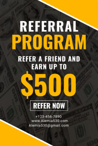 Referral program Template | PosterMyWall