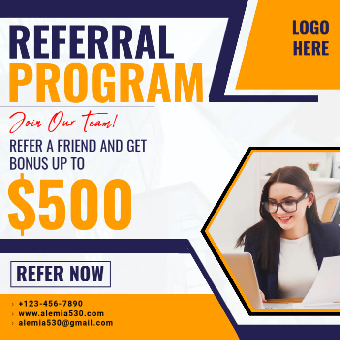 Referral Program Template | PosterMyWall