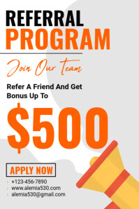 Referral Program Template | PosterMyWall