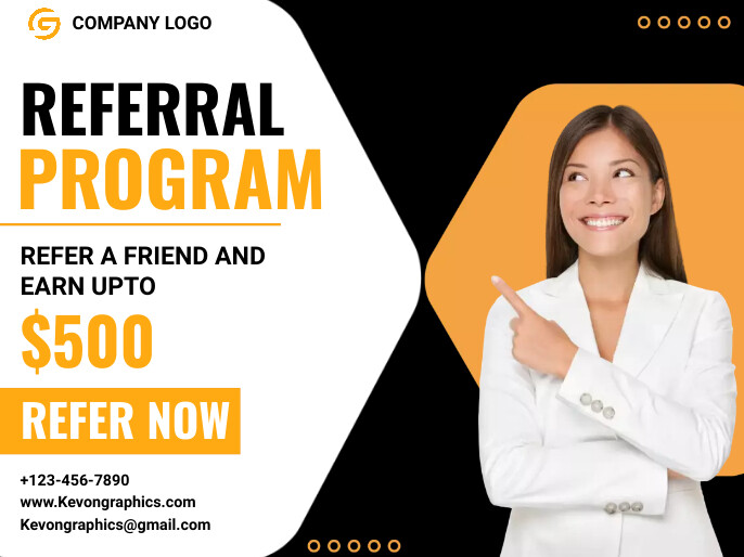 Referral program Template | PosterMyWall