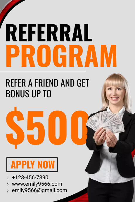 Plantilla de Referral Program | PosterMyWall