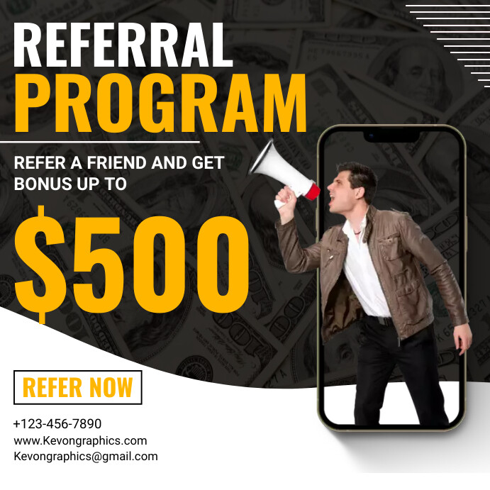 Referral Program Template | PosterMyWall