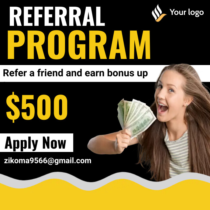 Referral program Template | PosterMyWall