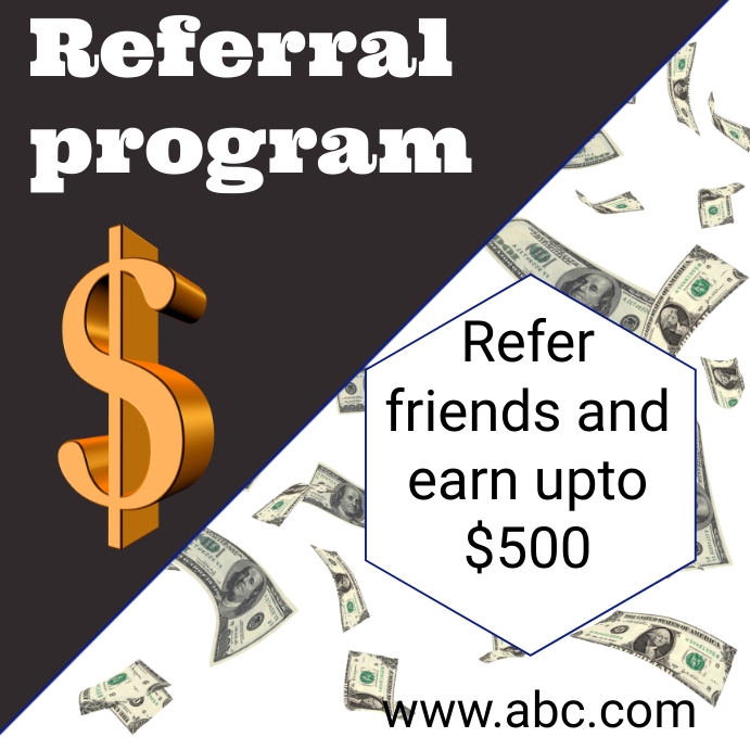Referral program Template | PosterMyWall