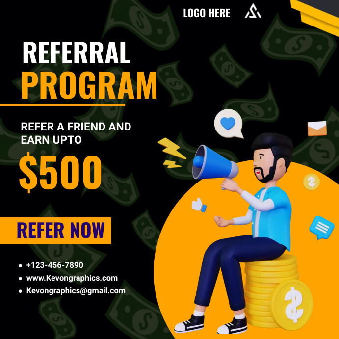 Referral Program Template | PosterMyWall