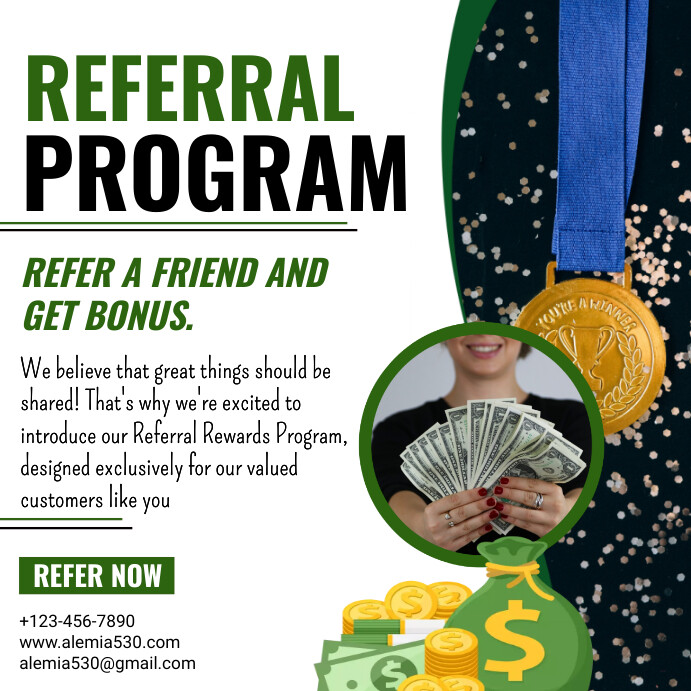 Referral Program Template | PosterMyWall