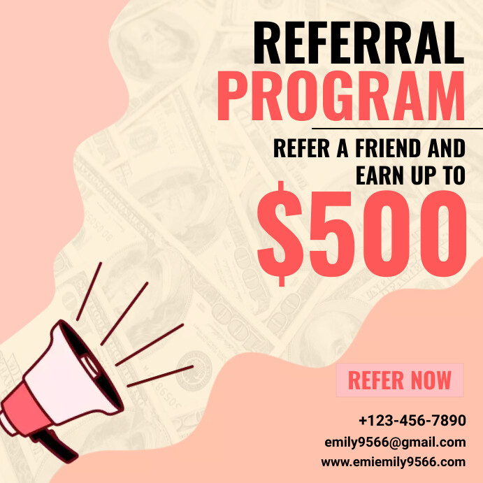 Referral Program Template | PosterMyWall
