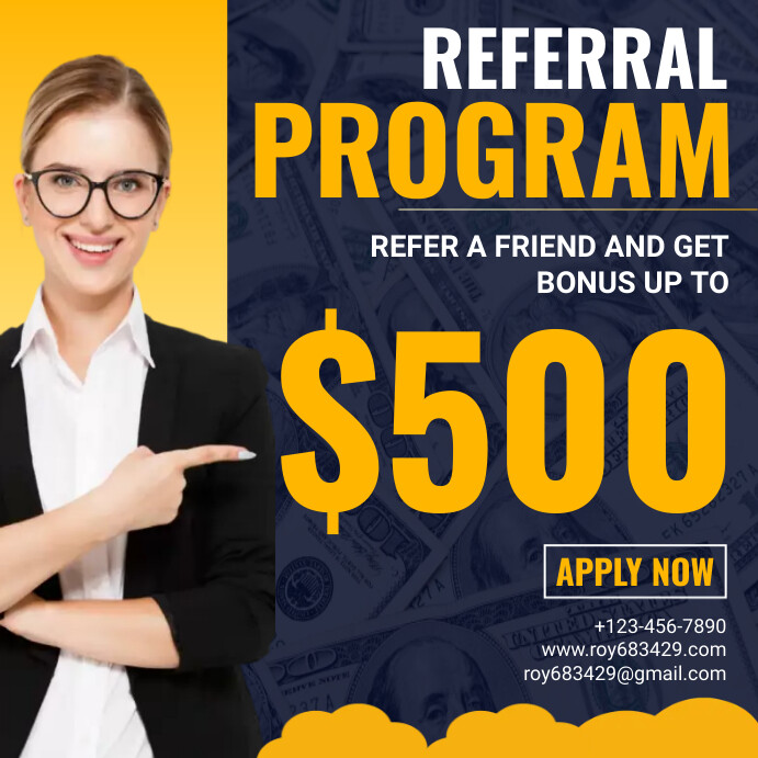 Referral Program Template | PosterMyWall