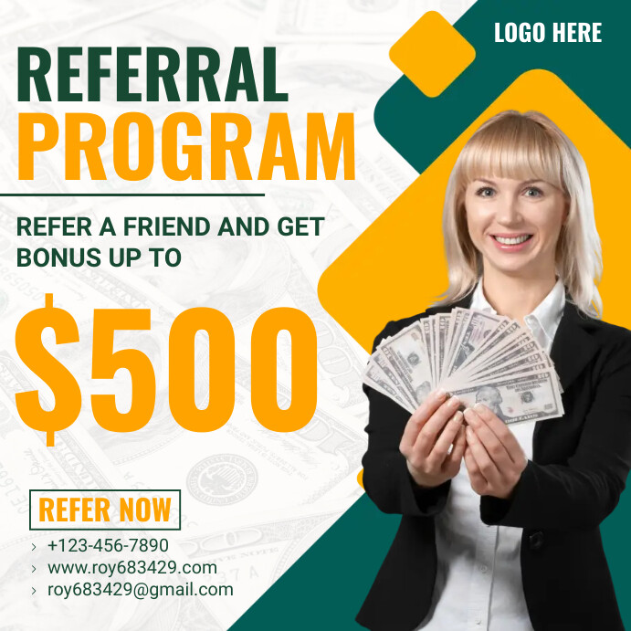 Referral Program Template | PosterMyWall