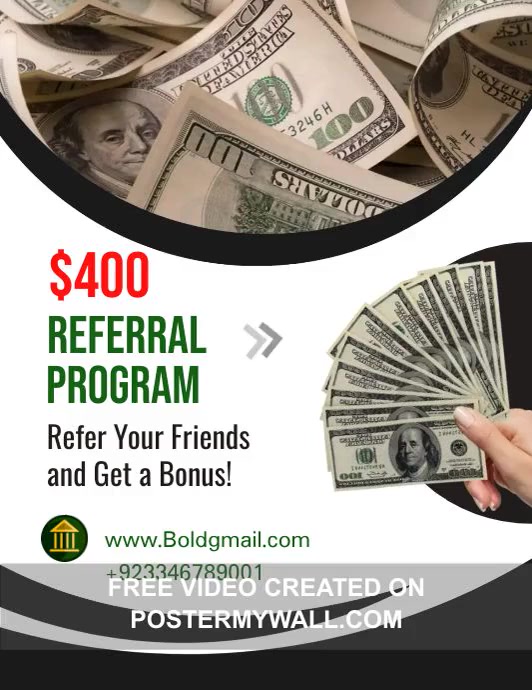 referral program free templates | PosterMyWall