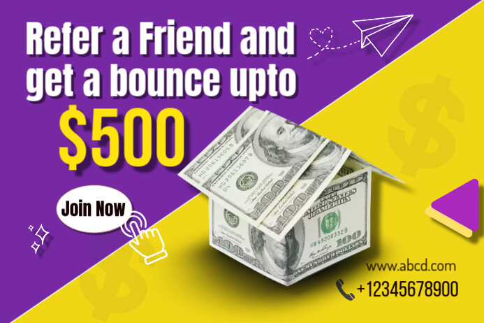 referral program free templates for bussiness | PosterMyWall