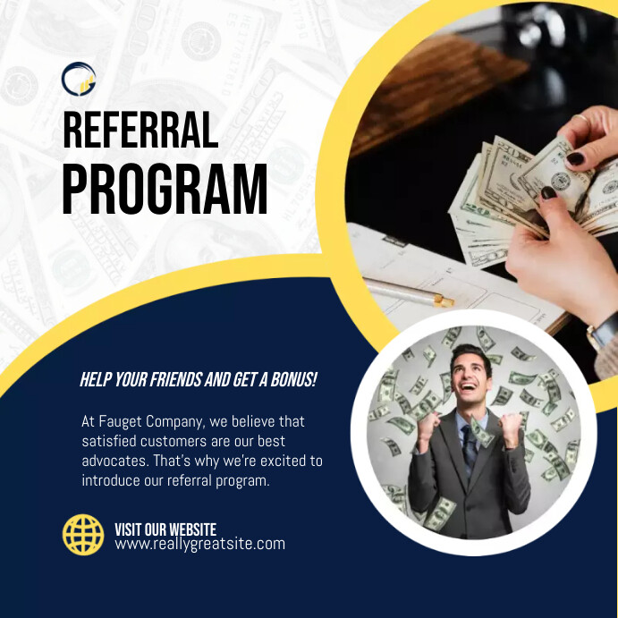 Referral program Instagram Post Template | PosterMyWall